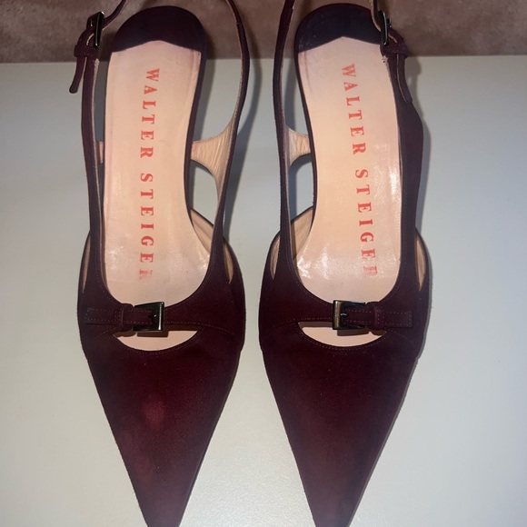 Walter Steiger | Shoes | Walter Steiger Dark Burgundy Heels | Poshmark